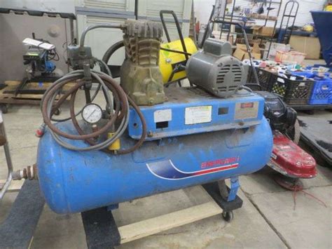 Energair Horizontal Compressor Lambrecht Auction Inc