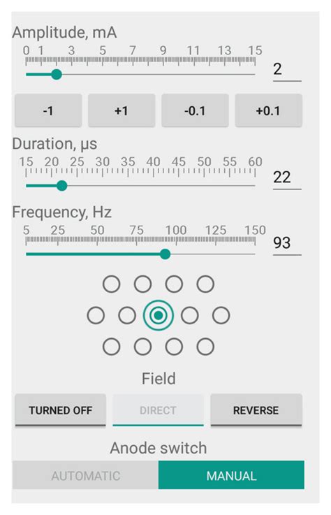 Specialized Neuro Electrostimulator Interface Display Download