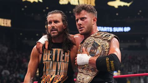 Aew Dynamite Preview 726 Mjf And Adam Cole Speak Britt Baker Vs Taya