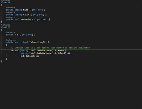 Extract Method Doesnt Have Parameter · Issue 54885 · Dotnetroslyn