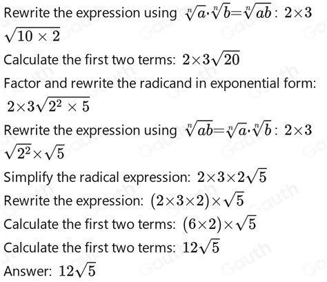 Solved 2 Sqrt103 Sqrt2 Algebra