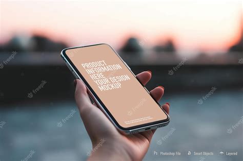Mockup Of A Mobile Screen Premium Ai Generated Psd