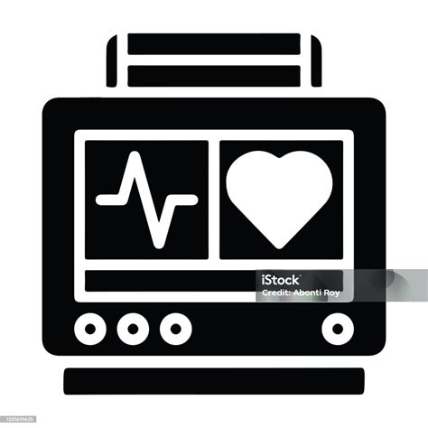Kardiogram Kardiologi Ekg Mesin Ekg Monitor Ekg Ikon Elektrokardiogram