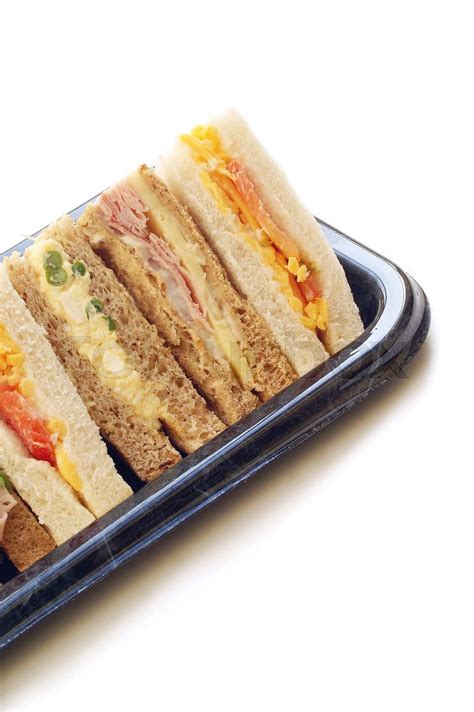 Sandwich Selection Stock Image Colourbox
