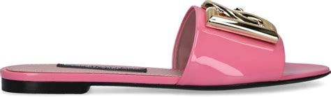 Dolce Gabbana Instap Sandalen Met Ronde Openeus Pink Dames Schoenen Nl