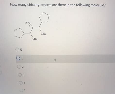 Solved How Many Chirality Centers Are There In The Following Chegg