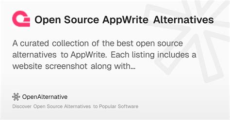 5 Best Open Source Appwrite Alternatives 2025