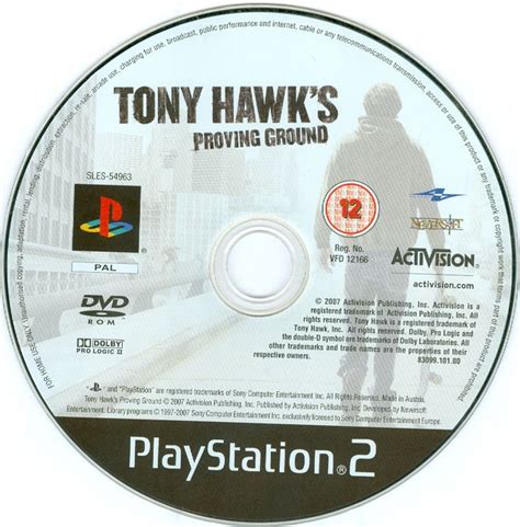 Tony Hawks Proving Ground Cover Or Packaging Material Mobygames