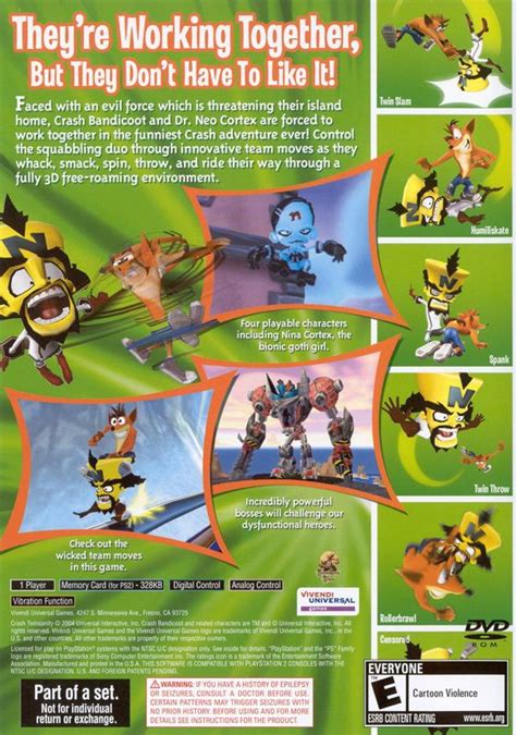 Crash Bandicoot Action Pack 2007 Playstation 2 Box Cover Art Mobygames