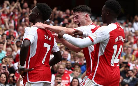Eddie Nketiah And Bukayo Saka Strike As Arsenal Down Nottingham Forest