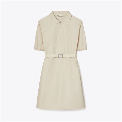 Polokleid Aus Popeline Damen Kleidung Kleider Tory Burch De