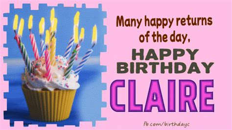 Claire Happy Birthday