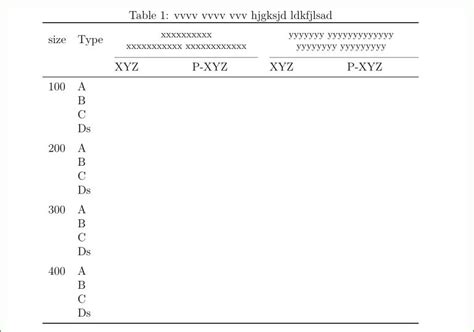 Table Formation Using Multirow Tabularx TeX LaTeX Stack Exchange