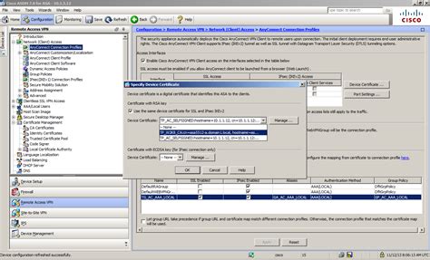 Cisco Anyconnect Secure Mobility Client を使用して Remote Access Vpn を行う際の設定