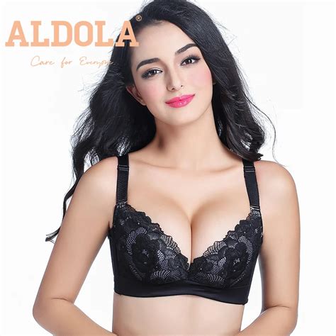 Aldola Summer Sweet Sexy Lace Bra Underwire Womens Underwear Push Up