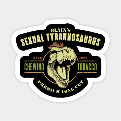 Sexual Tyrannosaurus Black Print Predator Movie Sticker Teepublic