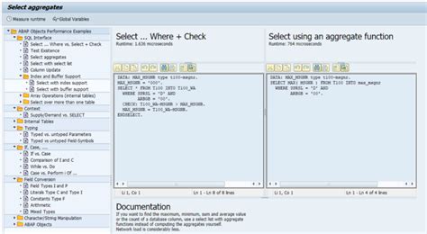 ABAP Performance Examples Saptechnicalguru