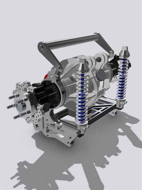 PRO MOD Chassis Rear Diff Brakes Suspension Combo D Model D Printable CGTrader