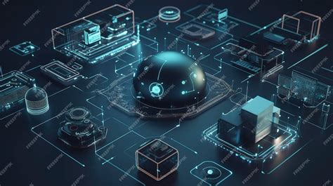 Premium Photo A Photo Of A Connected Iot Ecosystem With Interconnected Devices