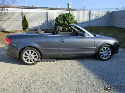 2006 Audi A4 Cabriolet 3 0 TDI Quattro S Line Tip Car Photo And Specs