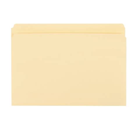 manila file folders 3 4 expansion straight cut letter size pack of
