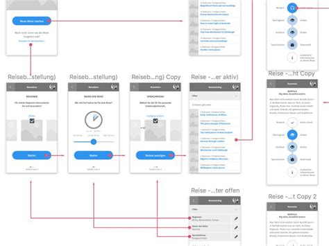 Wireflow In Sketch Screenflow Wireframe Sketch Design