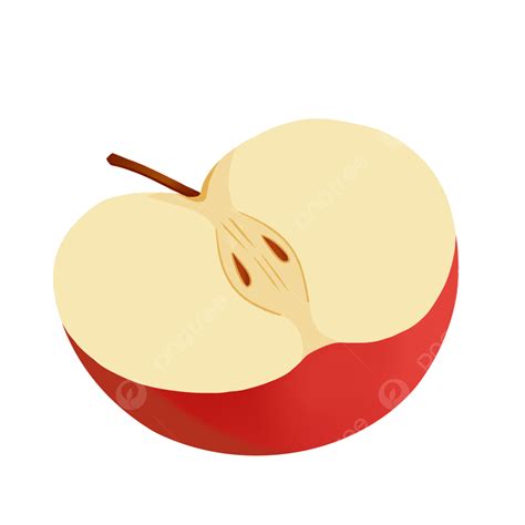 Apple Half Clipart At Richard Day Blog