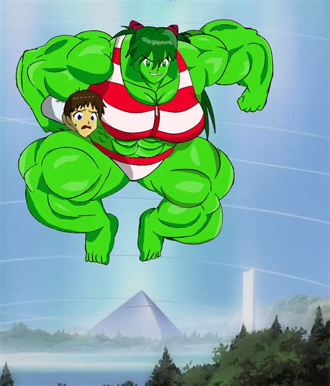 Asuka Hulk And Shinji By Menace010 On Deviantart