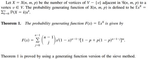 combinatorics random intersection graph how do you derive this
