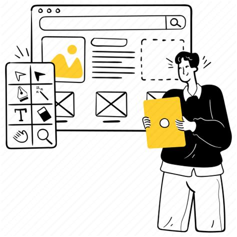 Ui Component Design Tools Wireframe Layout Designing User