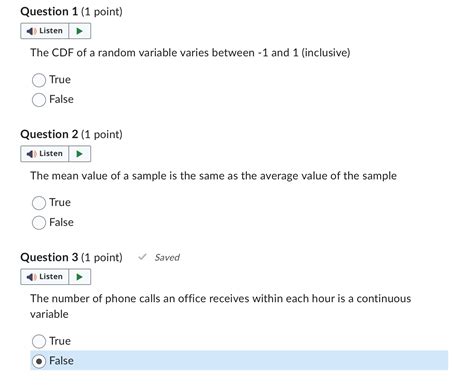 Solved The Cdf Of A Random Variable Varies Between 1 And 1