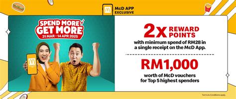Mcdonalds Malaysia Be Rewarded This Raya With Mcd App Spend More Get More