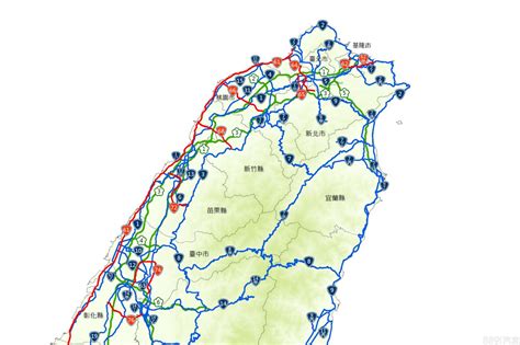 台灣各級道路與標誌 圖片來源：公路總局網站
