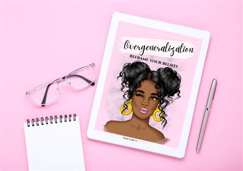 Overgeneralization Worksheets Cbt Workbook And Journal Prompts To Break Negative Thinking Patterns