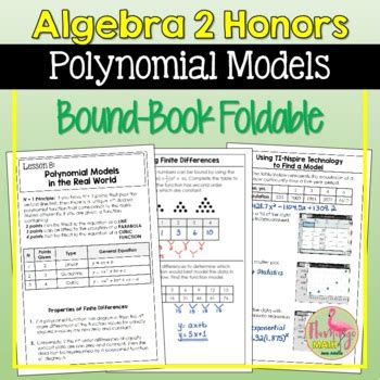 Polynomial Models In The Real World Foldable Unit Tpt