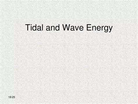 Ppt Tidal And Wave Energy Powerpoint Presentation Free Download Id