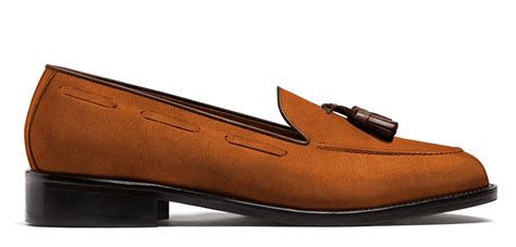Tassel Loafer Brown Suede