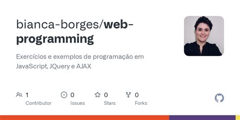 Github Bianca Borgesweb Programming Exercícios E Exemplos De