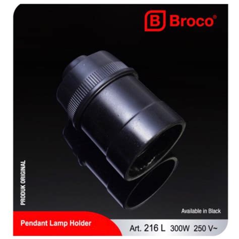 Jual Fitting Broco Gantung Bulat 216L Hitam Shopee Indonesia