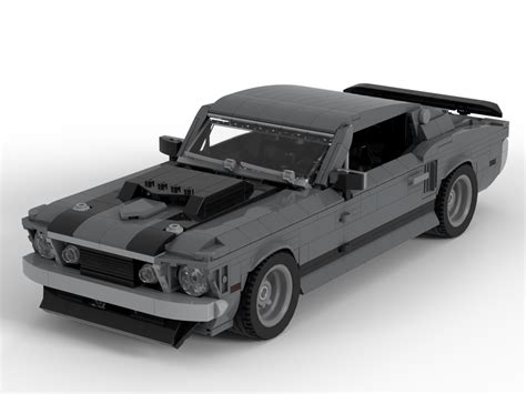 Lego Moc Mustang Boss 429 By Linse Rebrickable Build With Lego
