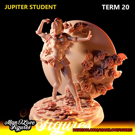👾 Sailor Jupiter Mini Base・ 3d File For ・cults