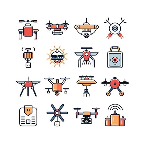 Premium Vector Technology And Electronics Icons Set Concept