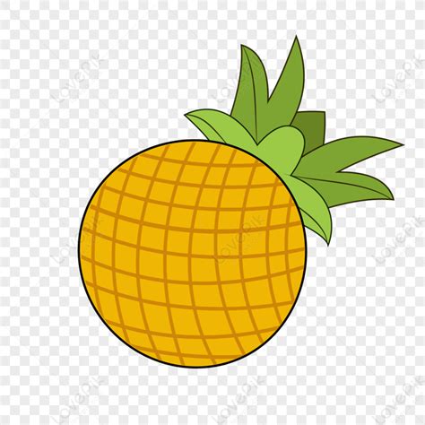 파인애플 클립 아트골든징량초록 Png 일러스트 무료 다운로드 Lovepik