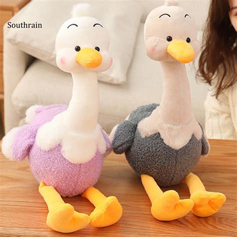 Soun Lightweight Plush Ostrich Toy Cute Plush Ostrich Doll No