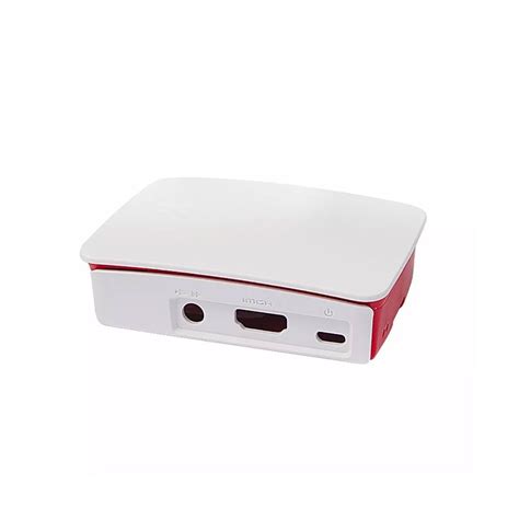 Case Oficial Raspberry Pi Vermelha E Branca