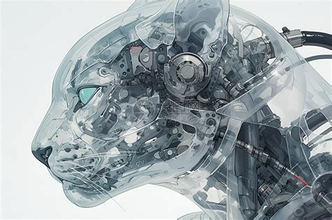 科技机器人猎豹插画图片下载 正版图片601137288 摄图网