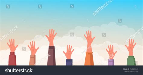 Hands Up In The Air Team Over 858 Royalty Free Licensable Stock