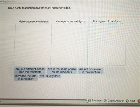 Solved Drag Each Description Into The Most Appropriate Bin Chegg