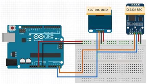 Ds3231 Rtc With Arduino Digital Clock Using Oled Display