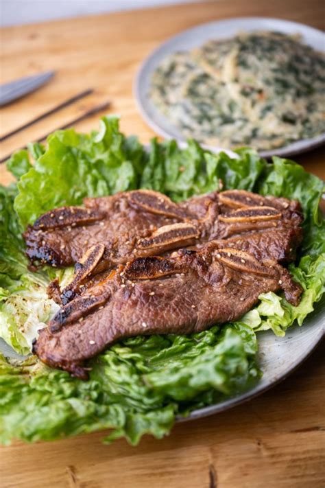 Grilled Korean Short Ribs Easy Galbi Flanken Beef